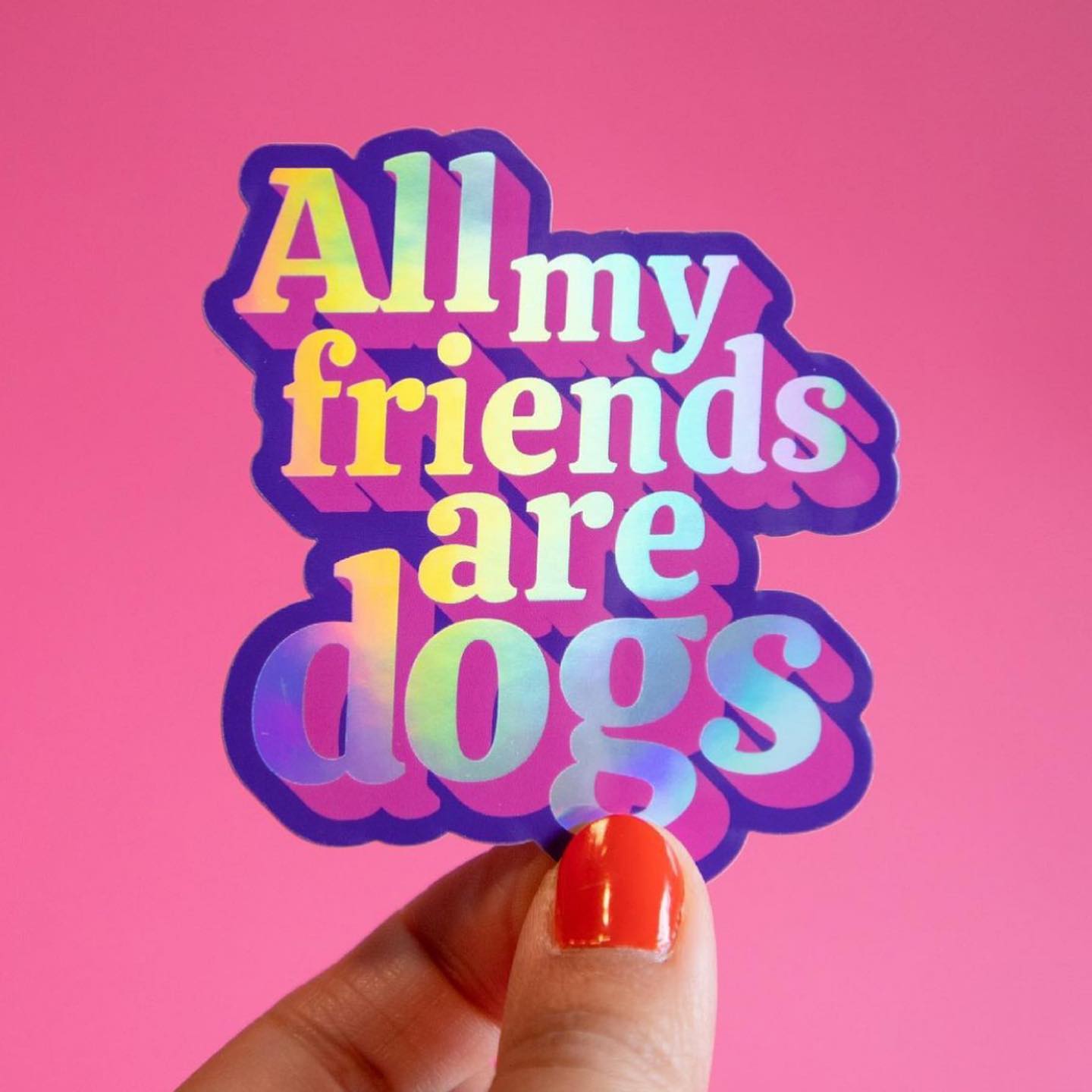 Personalised Holographic Stickers - StickerApp