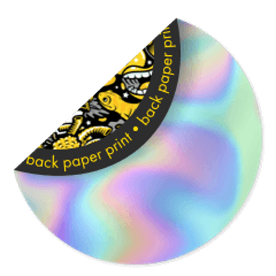 How to use Back paper print - StickerApp