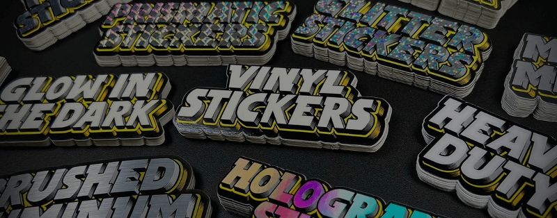 Materialen voor stickers op maat - Gratis verzending - StickerApp
