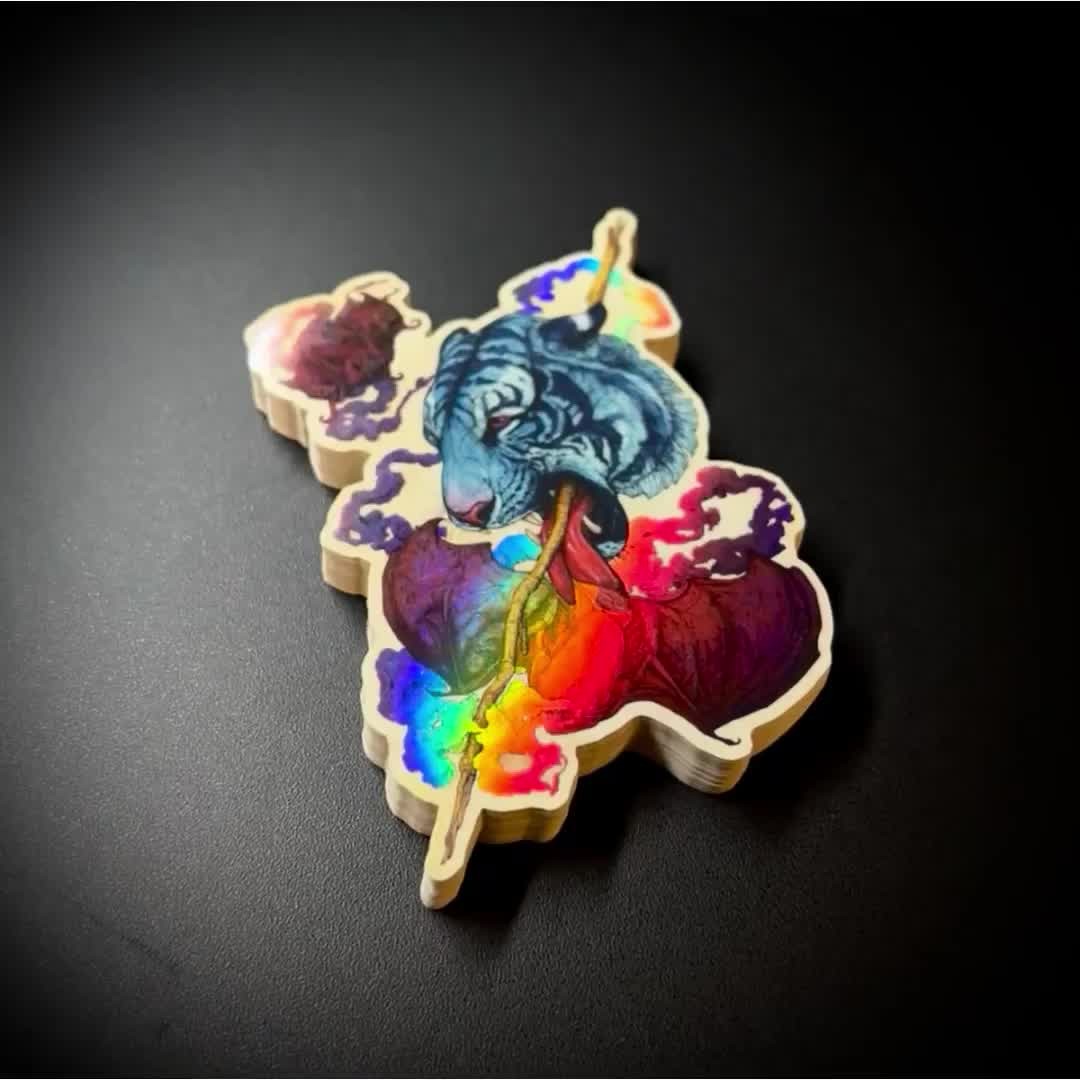 adesivi olografici personalizzati - spedizione gratuita - StickerApp