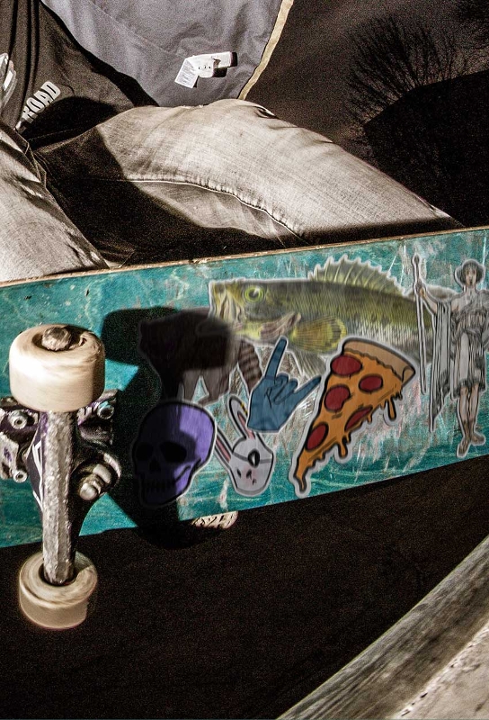 Print personalised Skateboard Stickers - StickerApp