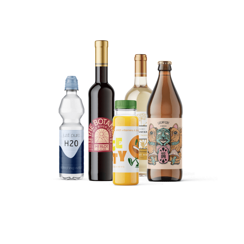 Custom Bottle Labels | High-Quality & Durable - StickerApp