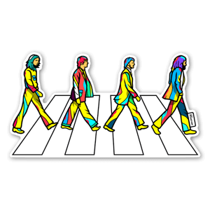 Buy this Walking men - stickers - StickerApp Shop