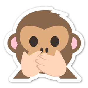 Buy this Speak No Evil Sticker - stickers - StickerApp Shop