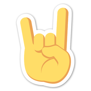 Buy this Middelvinger - stickers - StickerApp Shop