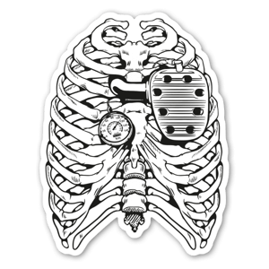 Buy Engine ribs sticker - Die cut stickers - StickerApp