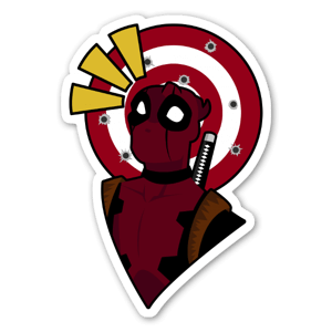 Buy this deadpool - stickers - StickerApp Shop