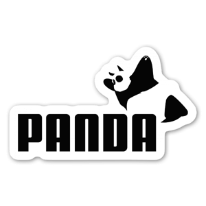 Buy Panda - Die cut stickers - StickerApp