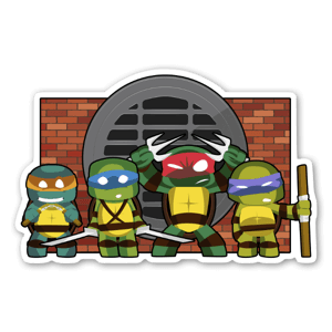 Buy this TMNT - stickers - StickerApp Shop