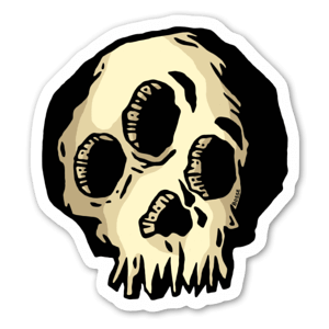 Buy Funky skull - Die cut stickers - StickerApp