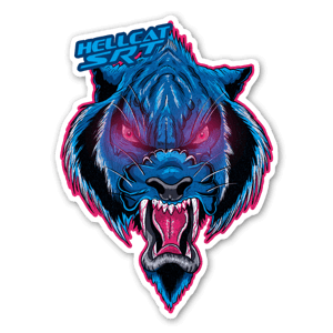 Buy Dodge Hellcat SRT - Die cut stickers - StickerApp