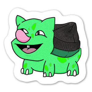 Buy Bulbizarre - Die cut stickers - StickerApp