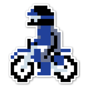 Buy Yamaha (8-bit) - Die cut stickers - StickerApp