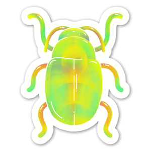 Die cut Blasen Käfer - @ StickerApp Shop