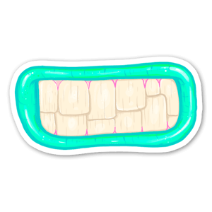 Buy BIG SMILE - Die cut stickers - StickerApp