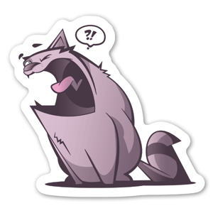 Buy this Confused Cat - stickers - StickerApp Shop