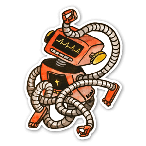 Mr. Robot individuel – @ StickerApp Shop