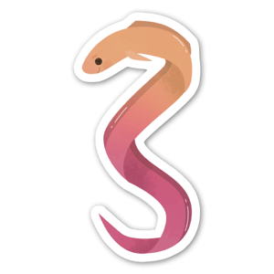 Buy Electric Eel - Die cut stickers - StickerApp
