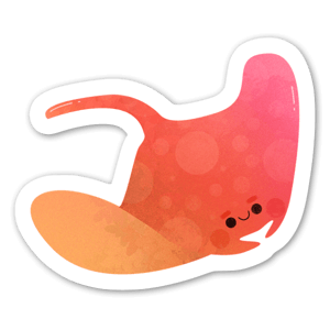 Buy Stingray - Die cut stickers - StickerApp