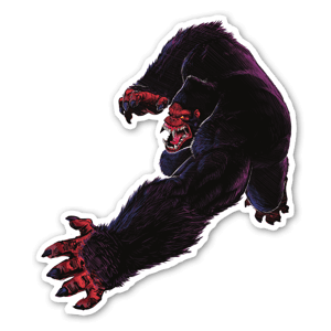 Buy Angry Ape - Die cut stickers - StickerApp