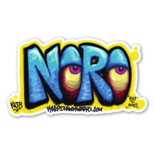 Buy Noro Rad Wall - Die cut stickers - StickerApp
