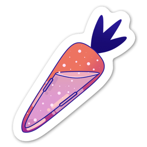 Buy Carrot - Die cut stickers - StickerApp