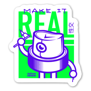 Buy this Make It Real - stickers - StickerApp Shop