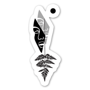 Buy Fern black - Die cut stickers - StickerApp