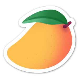Buy Mango - Die cut stickers - StickerApp