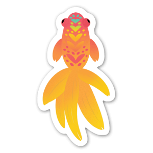 Buy Goldfish - Die cut stickers - StickerApp