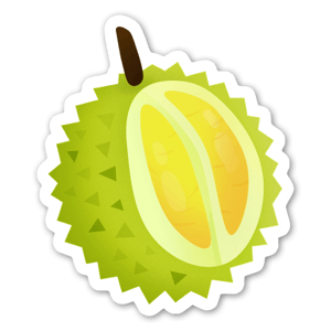 Buy this Durian - stickers - StickerApp Shop