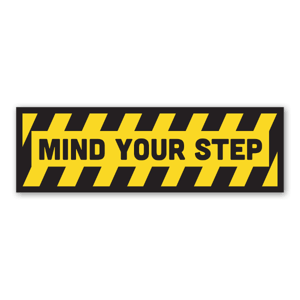 Buy this Mind Your Step - stickers - StickerApp Shop
