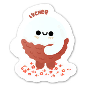 Buy Lychee - Die cut stickers - StickerApp