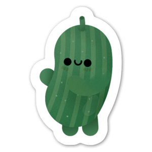Corte de contorno Pepino – @ StickerApp tienda