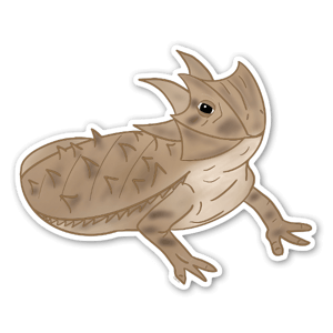 Buy Texas Horned Lizard - Die cut stickers - StickerApp