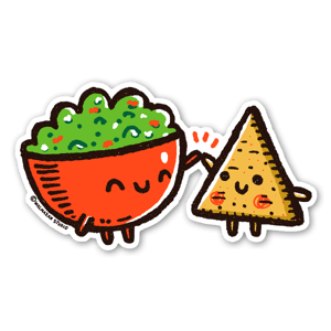 Buy Guac and Chip - Die cut stickers - StickerApp