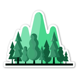 Buy Tree Sticker Pack - Die cut stickers - StickerApp