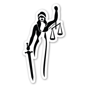 Buy this Lady Justice - stickers - StickerApp Shop