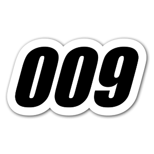 Buy 009 - Die cut stickers - StickerApp