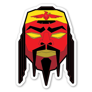 Buy Khan - Die cut stickers - StickerApp