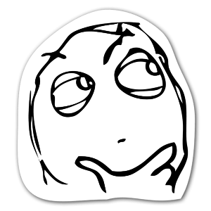 Rage face klistermärken - StickerApp